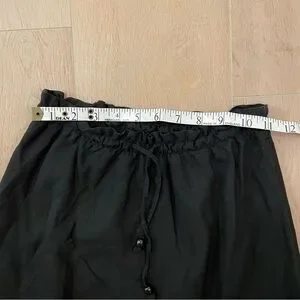 H&M | Skirts | Hm Black Linen Aline Skirt | Poshmark